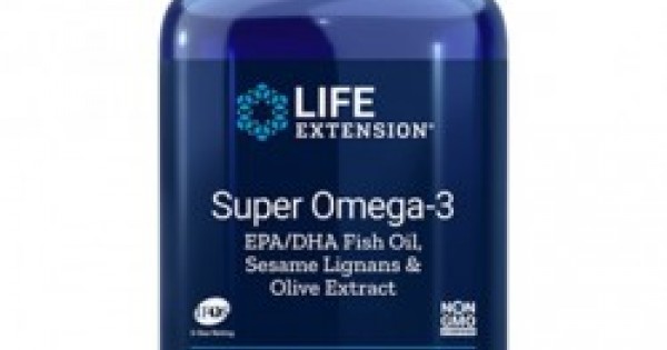 Life Extension Super Omega-3 EPA/DHA with Sesame Lignans & Olive Extract